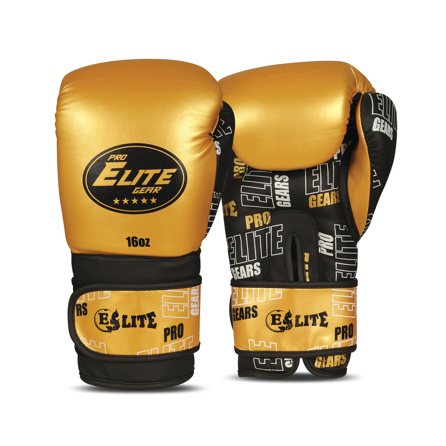 Futuristic 1.0 Boxing Gloves Gold/Black – Elite Pro Gear